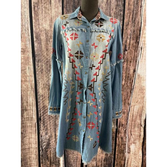 Tasha Polizzi | Dresses | New Tasha Polizzi Denim Dress In Blue | Poshmark